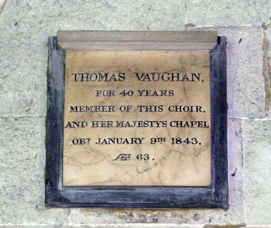 Thomas Vaughan | Westminster Abbey