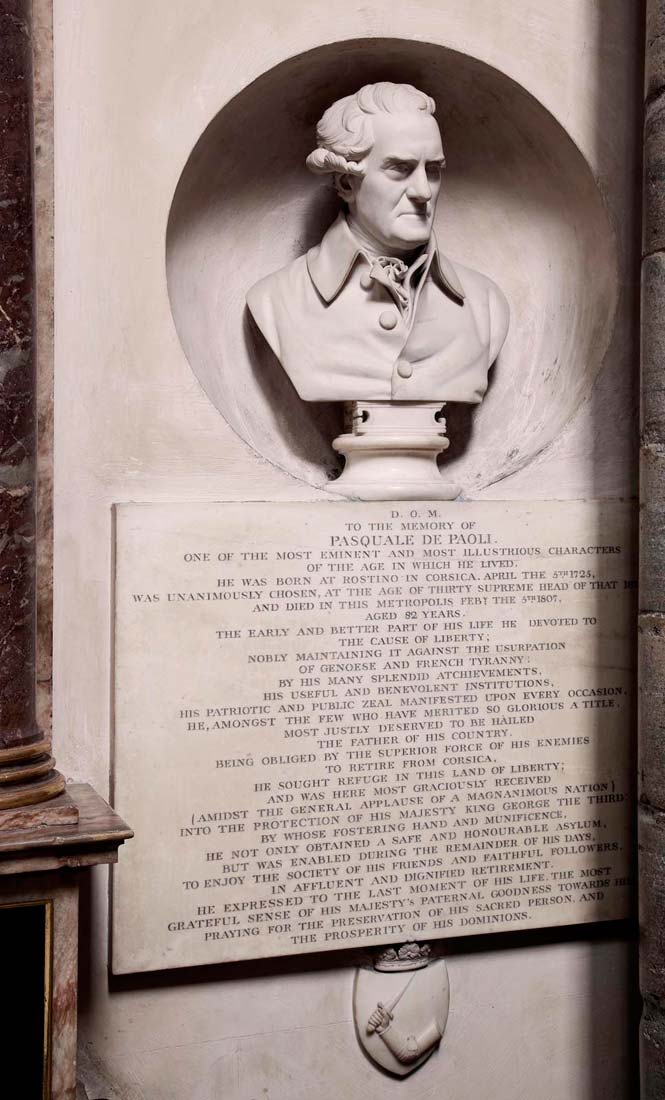 Pasquale Paoli | Westminster Abbey