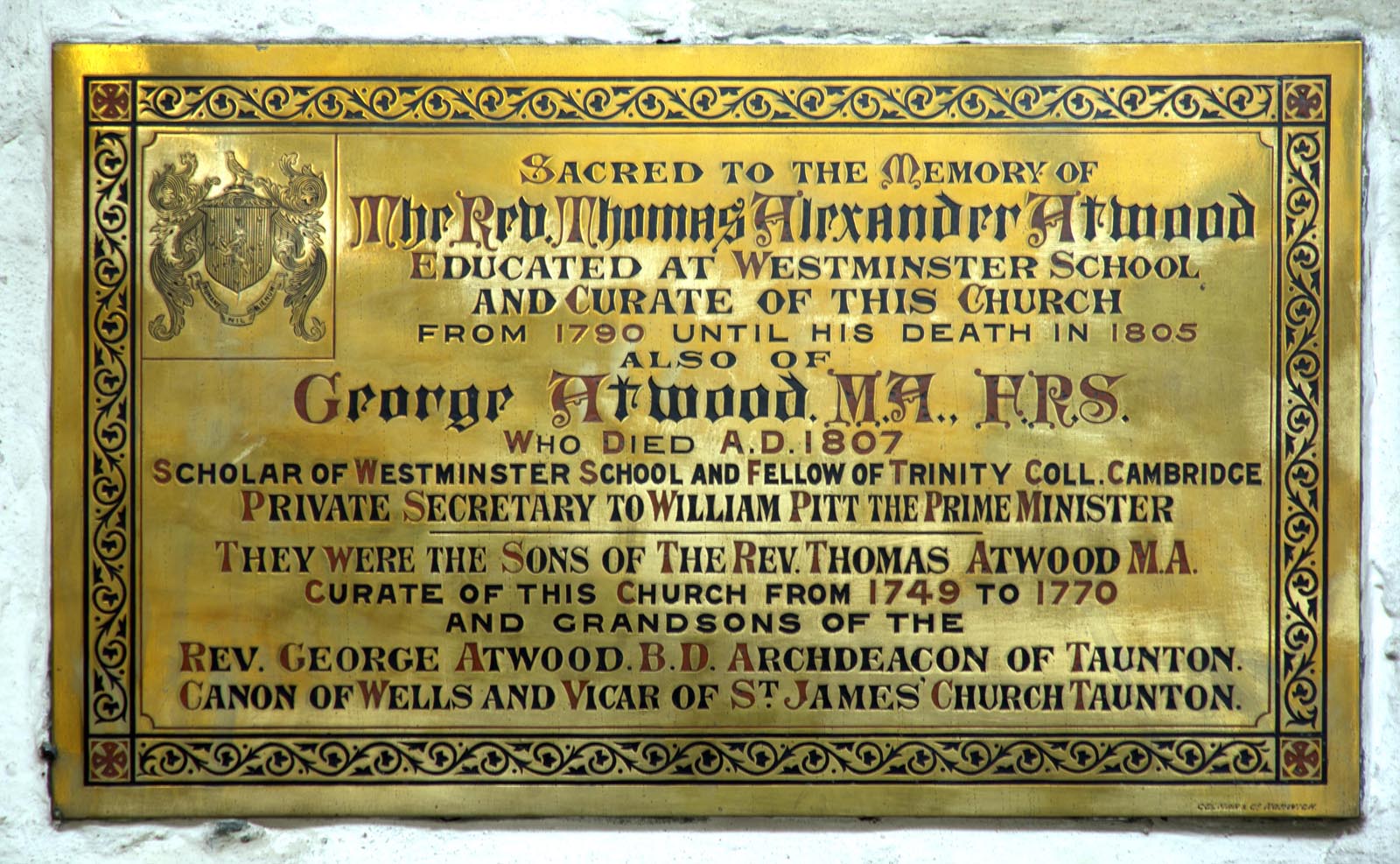 Atwood family | Westminster Abbey