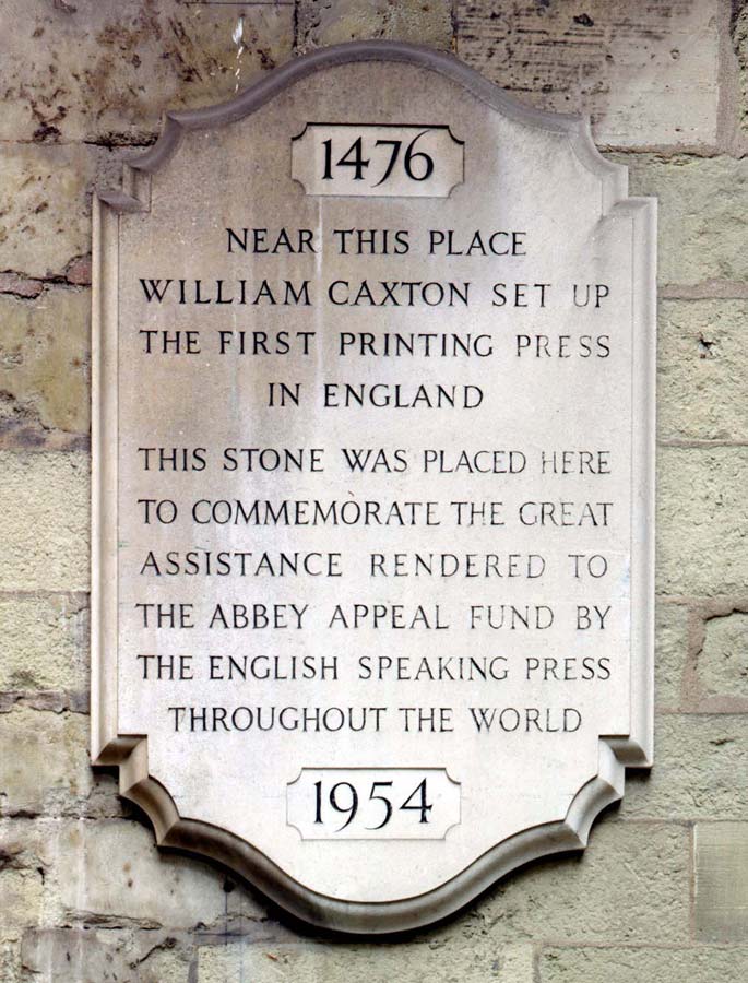 William Caxton | Westminster Abbey