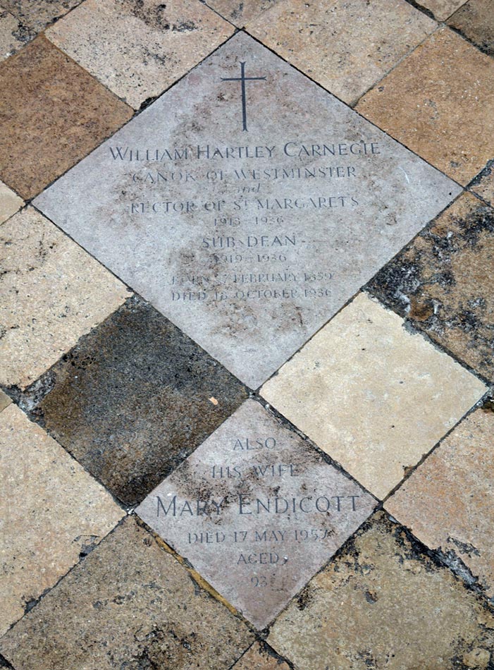 William and Mary Carnegie | Westminster Abbey