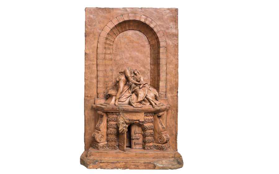 Lady Elizabeth and Joseph Nightingale monument maquette | Westminster Abbey