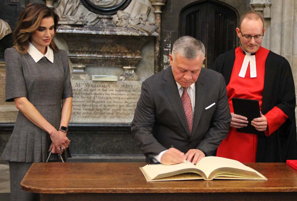 King and Queen of Jordan visit Westminster Abbey | Westminster Abbey