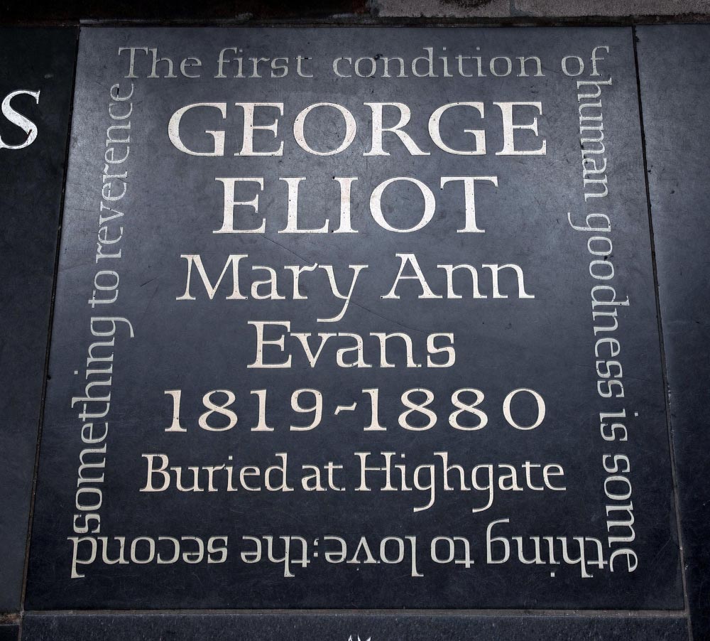 George Eliot (Mary Ann Evans) | Westminster Abbey
