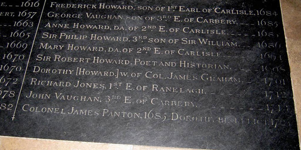 Sir Philip and Sir Thomas Howard | Westminster Abbey