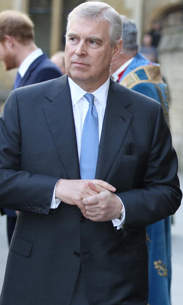 Prince Andrew, son of Queen Elizabeth II | Westminster Abbey
