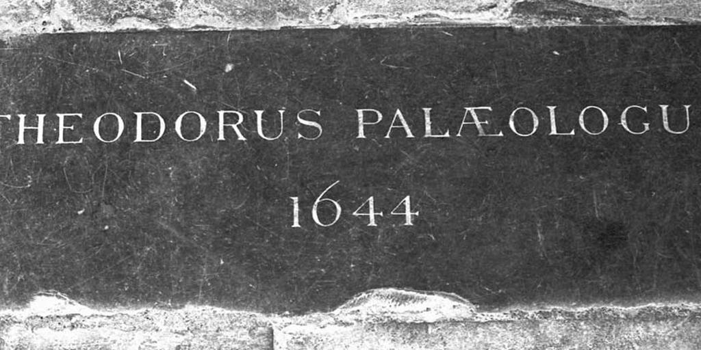 Theodore Palaeologus | Westminster Abbey