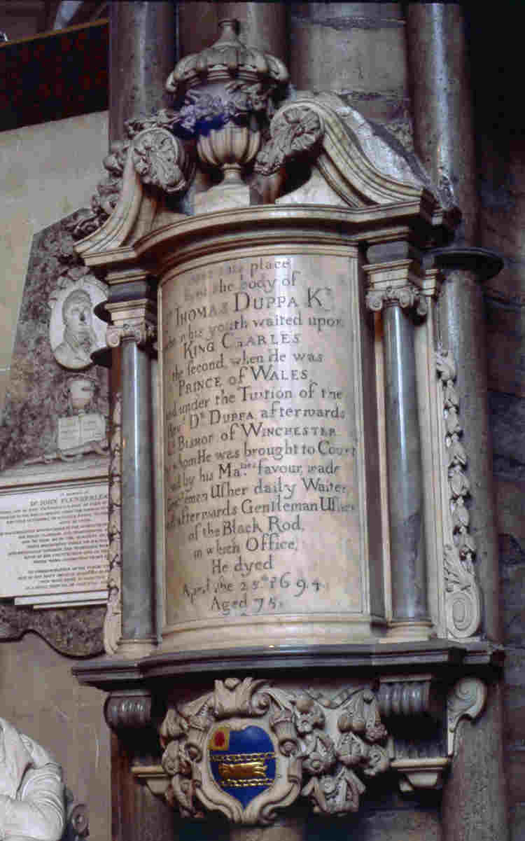 Brian and Thomas Duppa | Westminster Abbey