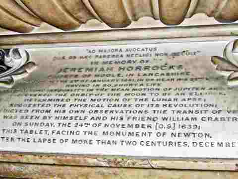 Jeremiah Horrocks | Westminster Abbey
