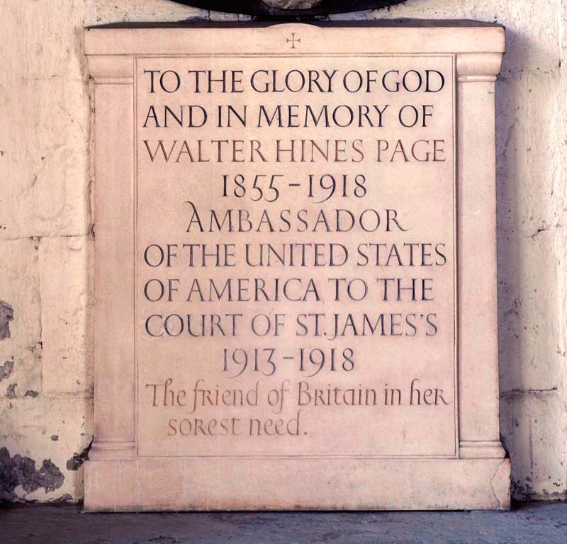 Walter Hines Page | Westminster Abbey