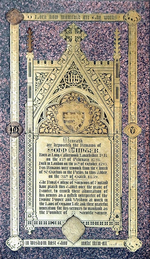 John Hunter | Westminster Abbey