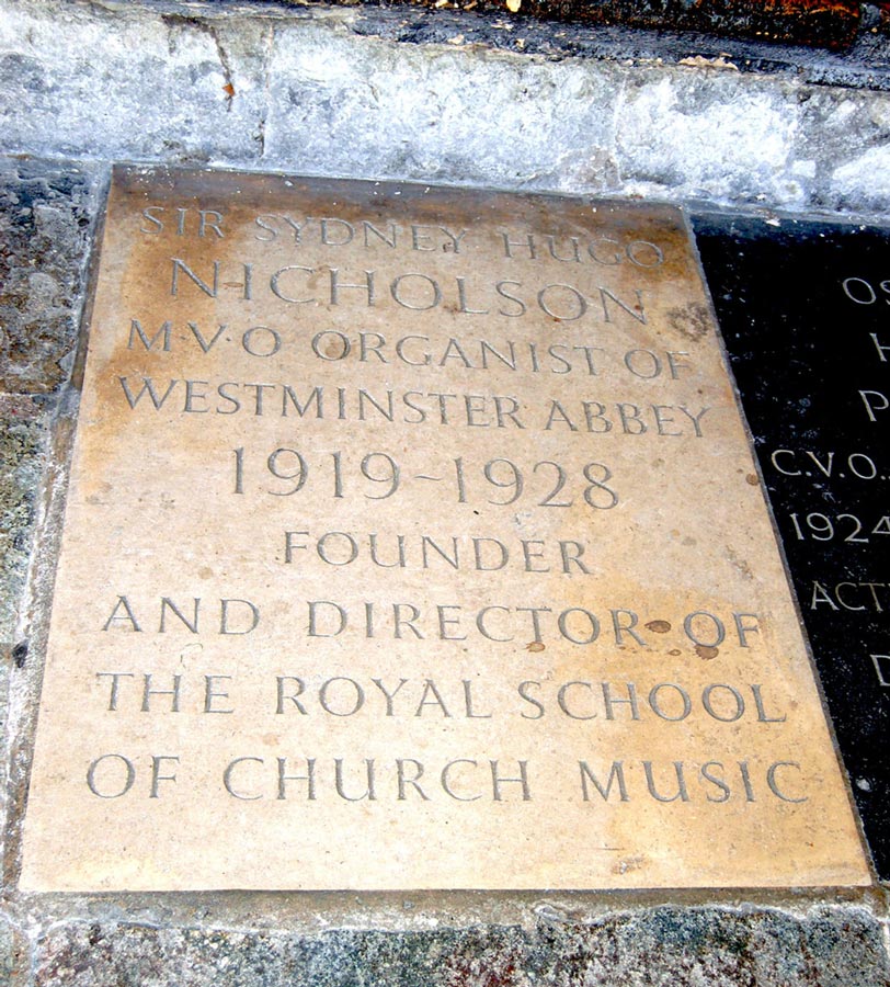 Sir Sydney Nicholson | Westminster Abbey