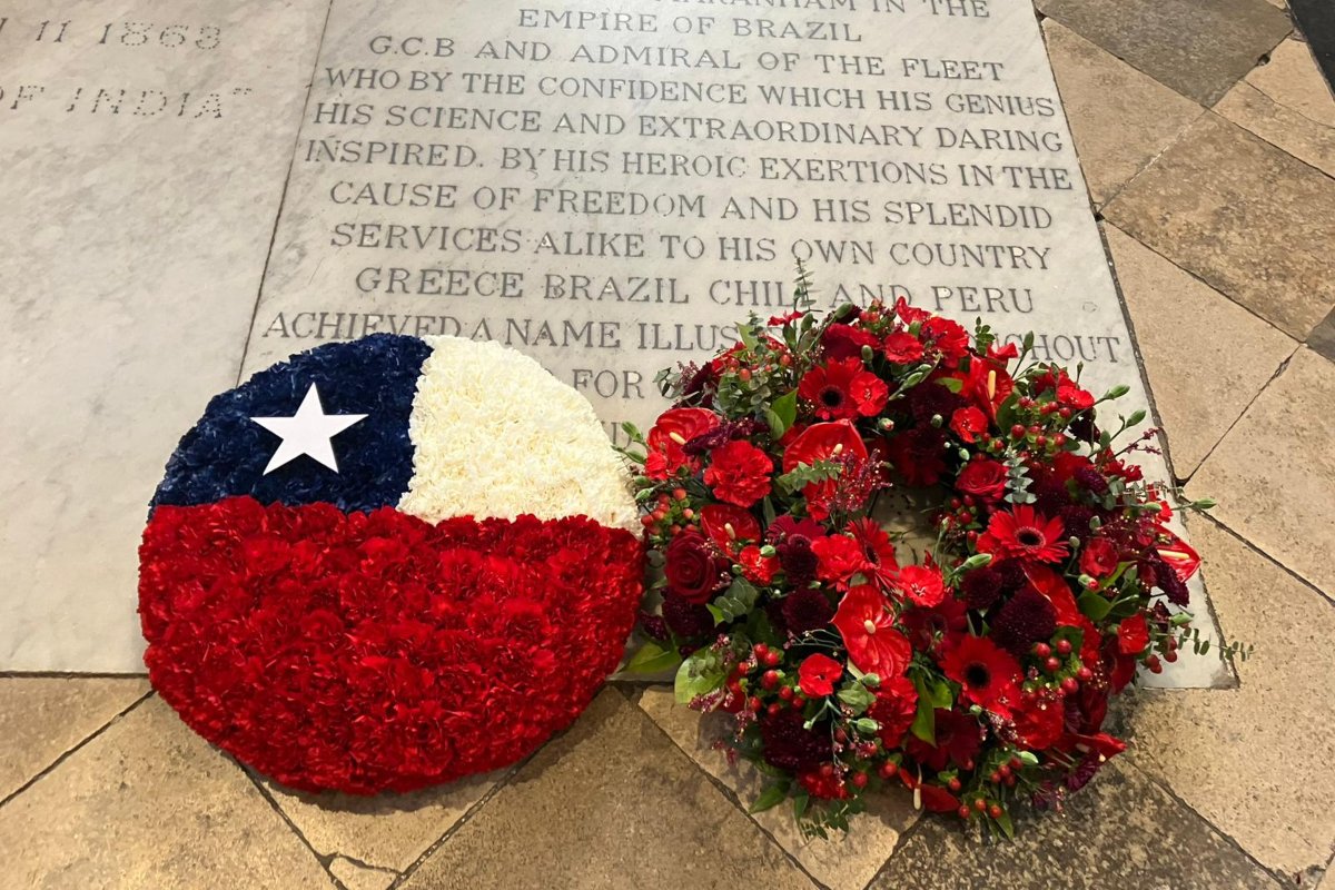 Chilean Navy honours Admiral Lord Cochrane | Westminster Abbey
