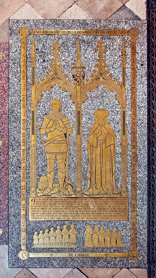 Sir Robert Thomas Wilson | Westminster Abbey