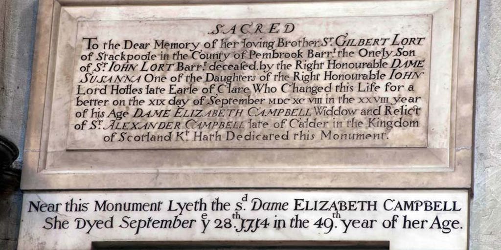 Sir Gilbert Lort | Westminster Abbey