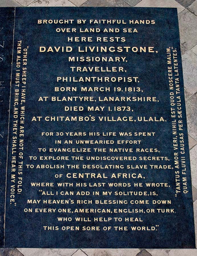 David Livingstone | Westminster Abbey