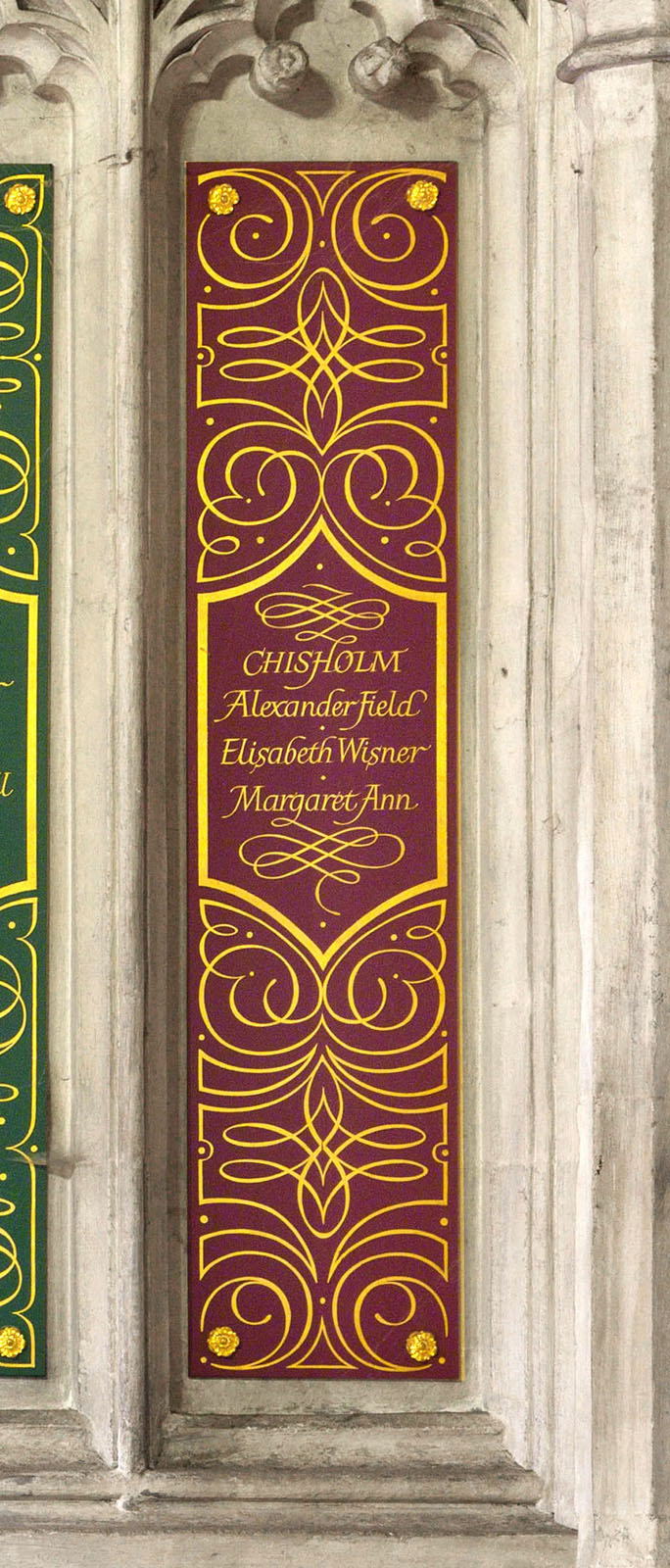 Chisholm Family | Westminster Abbey