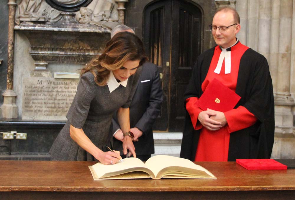 King and Queen of Jordan visit Westminster Abbey | Westminster Abbey