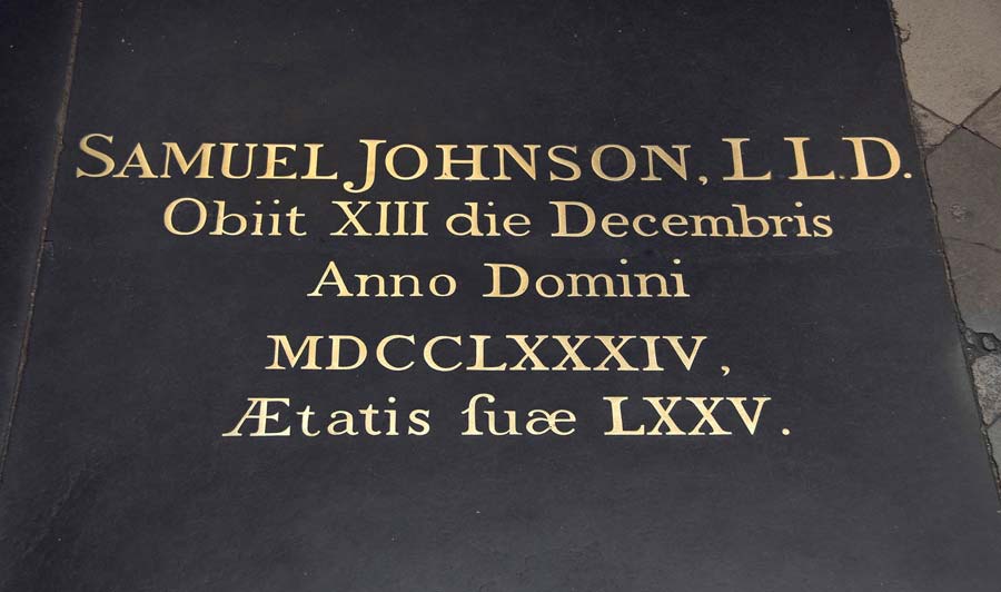 Samuel Johnson | Westminster Abbey