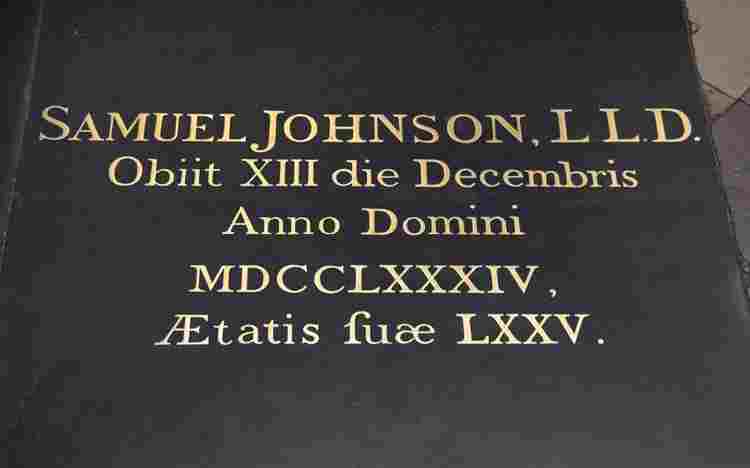 Samuel Johnson | Westminster Abbey