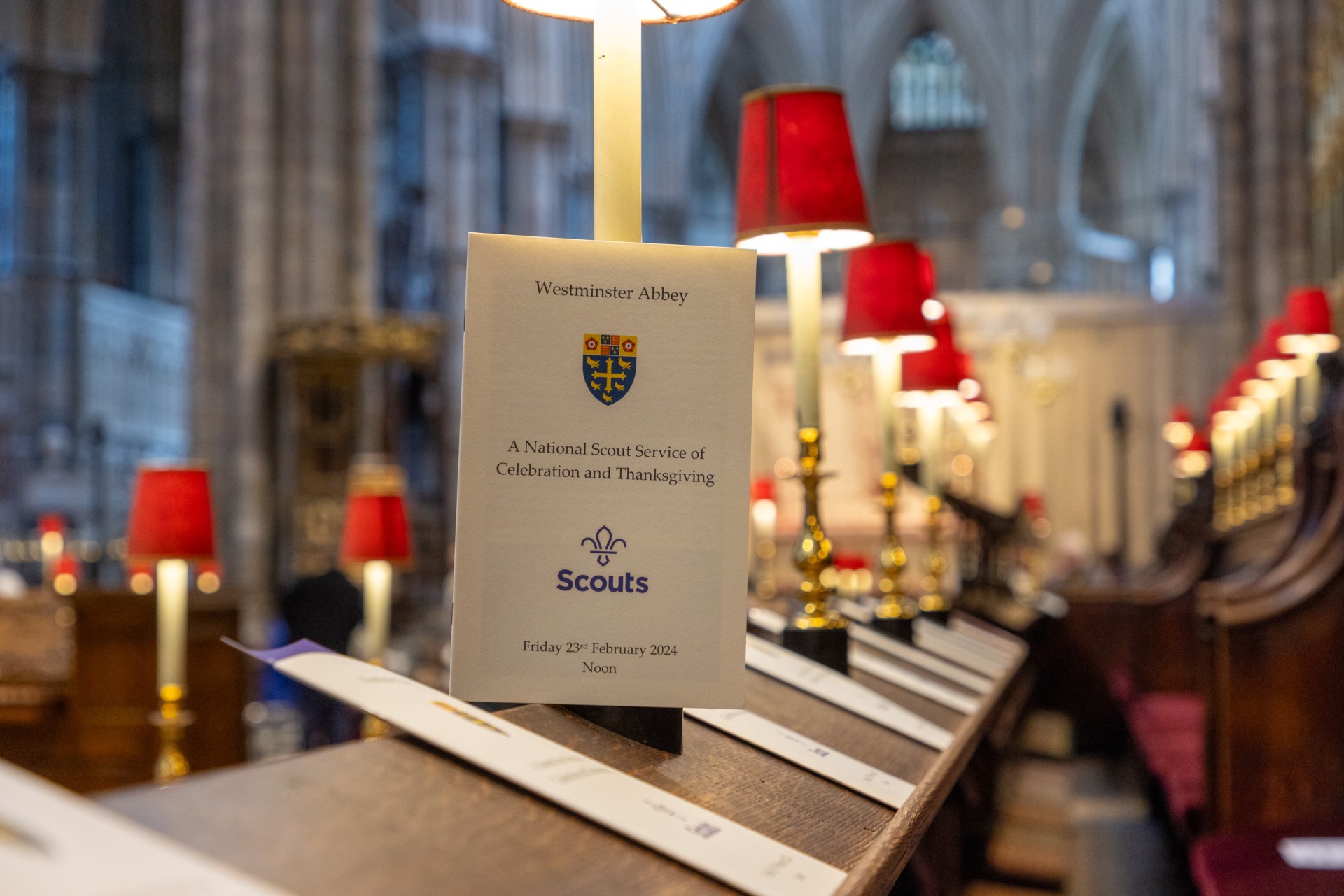 Scouts celebrate at annual Service of Thanksgiving | Westminster Abbey