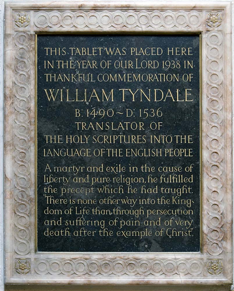 William Tyndale | Westminster Abbey