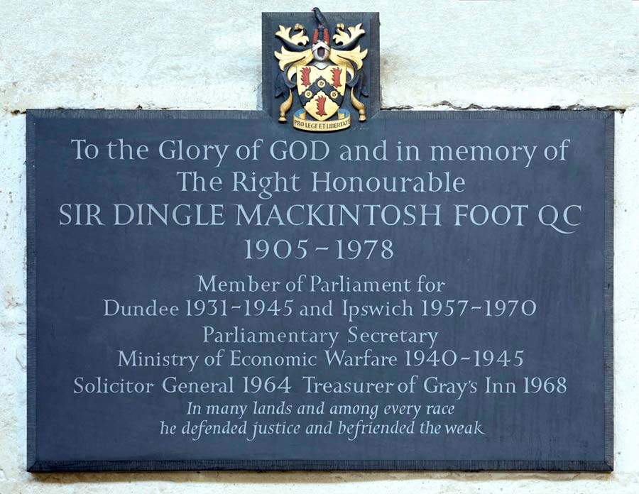 Sir Dingle Foot | Westminster Abbey