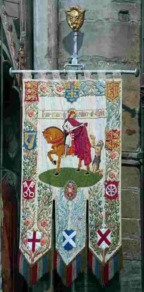 Processional banners | Westminster Abbey
