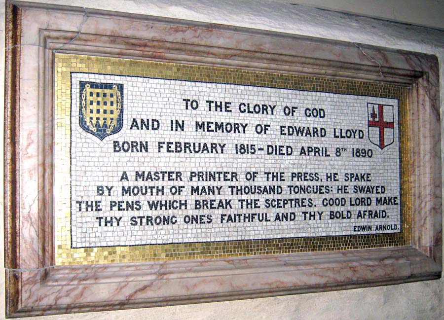 Edward Lloyd | Westminster Abbey