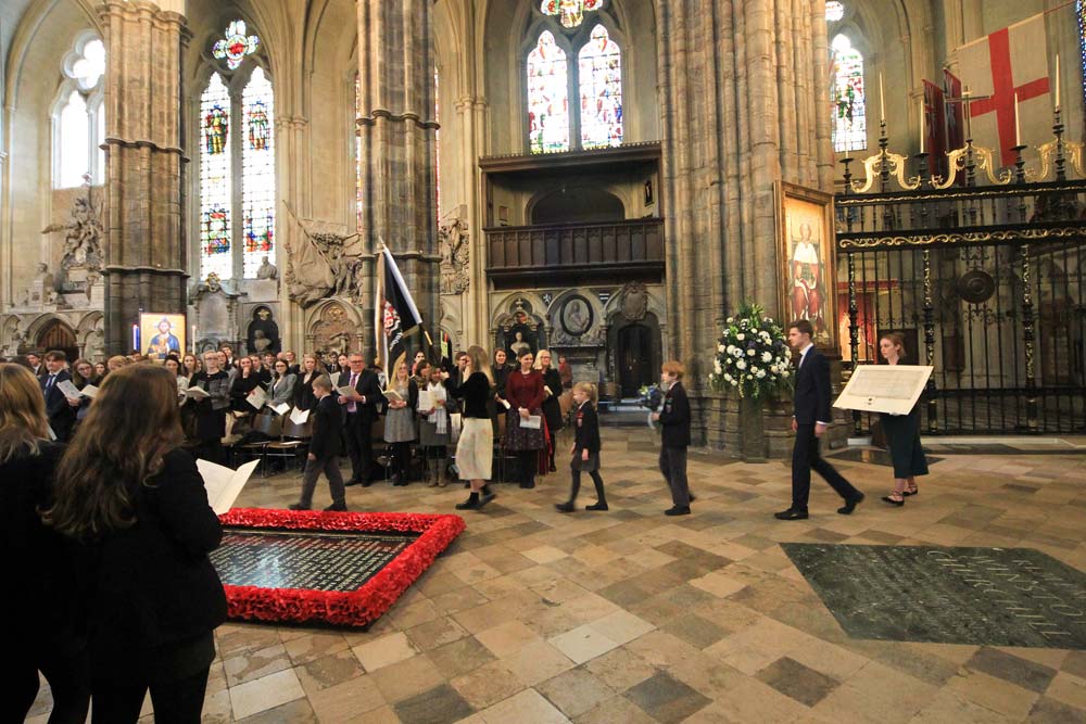 Alleyn’s School celebrates 400th anniversary | Westminster Abbey