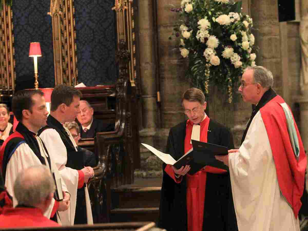 James Hawkey installed as Canon Theologian | Westminster Abbey