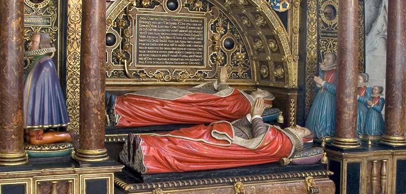 Mildred Cecil, Lady Burghley & Anne Countess of Oxford | Westminster Abbey