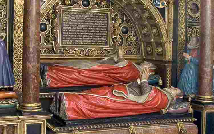 Mildred Cecil, Lady Burghley & Anne Countess of Oxford | Westminster Abbey