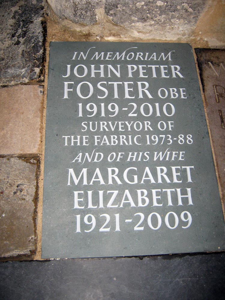 John Peter Foster | Westminster Abbey