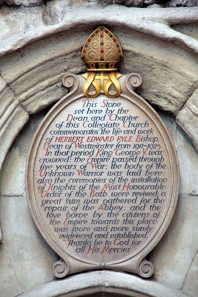 Herbert Edward Ryle | Westminster Abbey