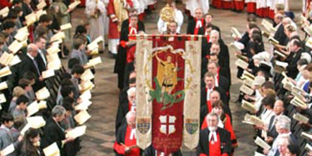 Processional banners | Westminster Abbey