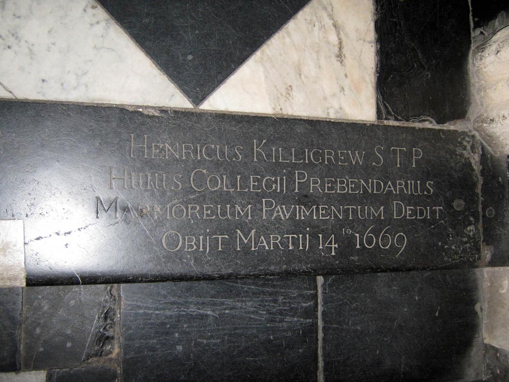 Killigrew Family | Westminster Abbey