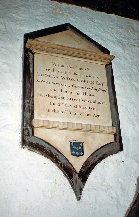 Thomas Aston Coffin | Westminster Abbey