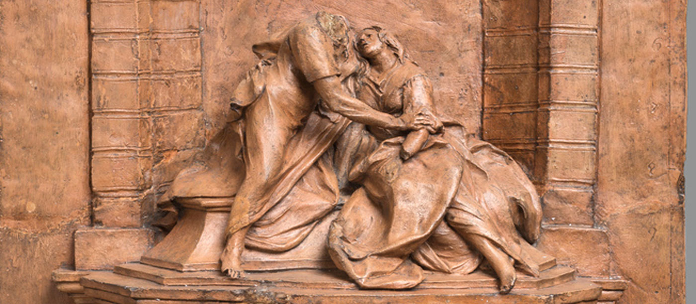 Lady Elizabeth and Joseph Nightingale monument maquette | Westminster Abbey