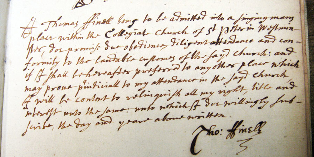 Thomas Finell | Westminster Abbey