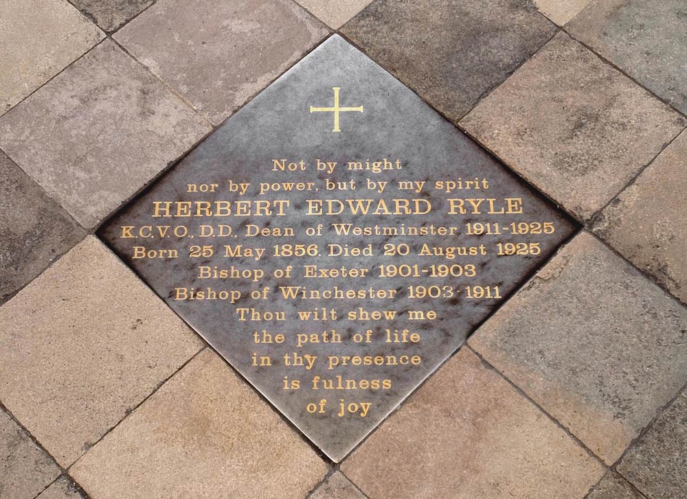 Herbert Edward Ryle | Westminster Abbey
