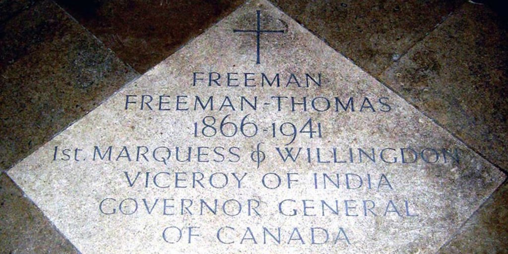 Freeman Thomas, 1st Marquess of Willingdon | Westminster Abbey