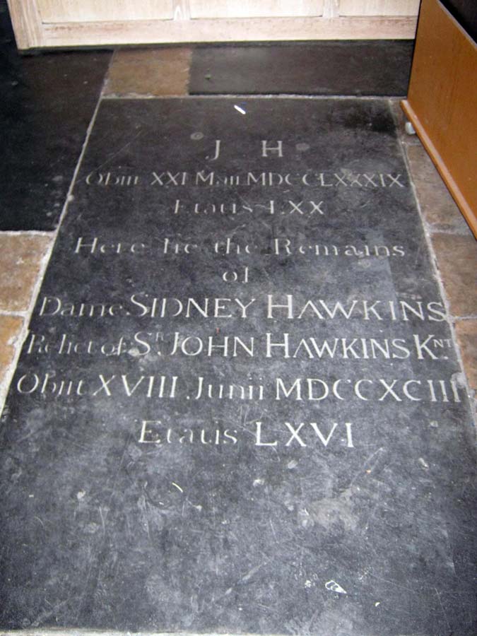 Sir John Hawkins | Westminster Abbey