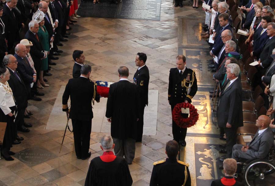 Chilean Navy honours Admiral Cochrane | Westminster Abbey