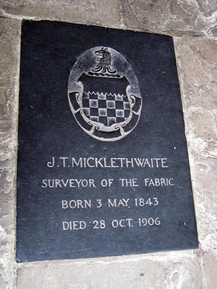 John Thomas Micklethwaite | Westminster Abbey
