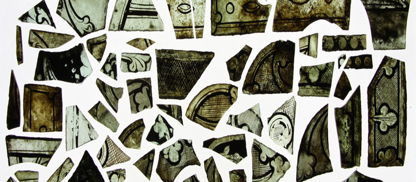 Fragments of stained glass | Westminster Abbey