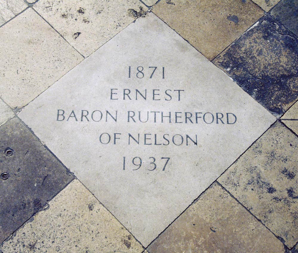 Ernest Rutherford | Westminster Abbey