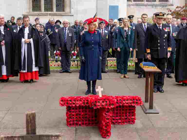 Her Majesty The Queen opens the 2025 Field of Remembrance | Westminster ...