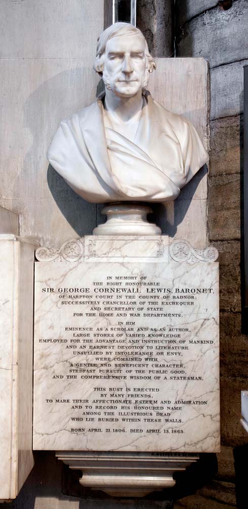 Sir George Cornewall Lewis | Westminster Abbey