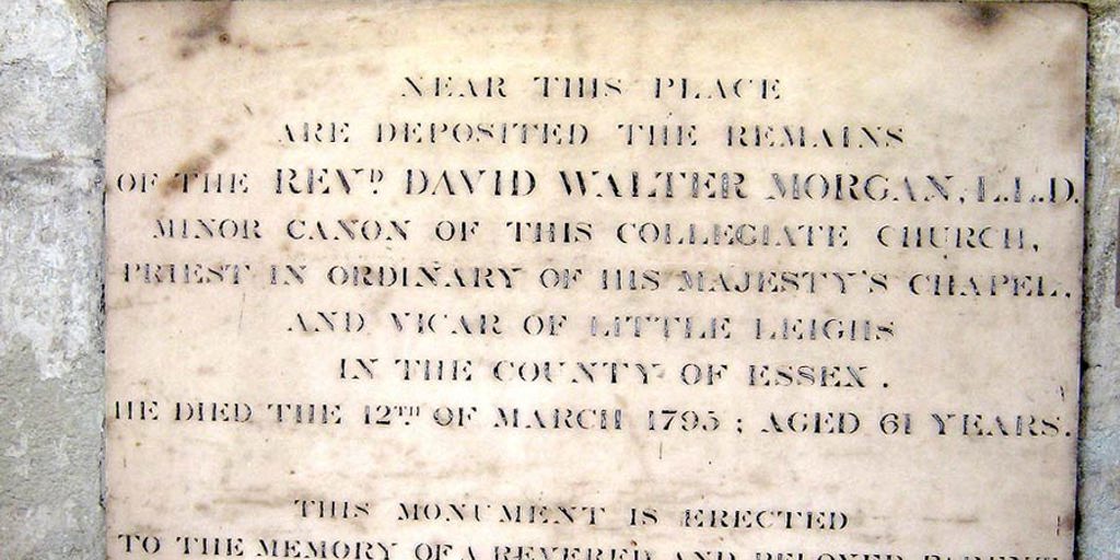 David Walter Morgan | Westminster Abbey